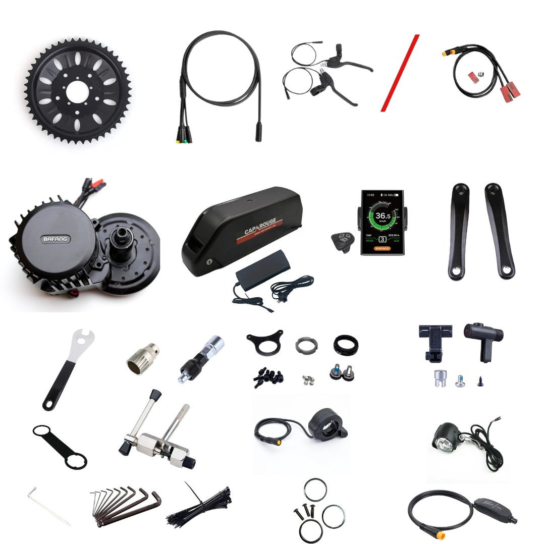 Bafang 52V 1000W BBSHD Bafang Mid Drive eBike Conversion Kit 68-73mm W ...