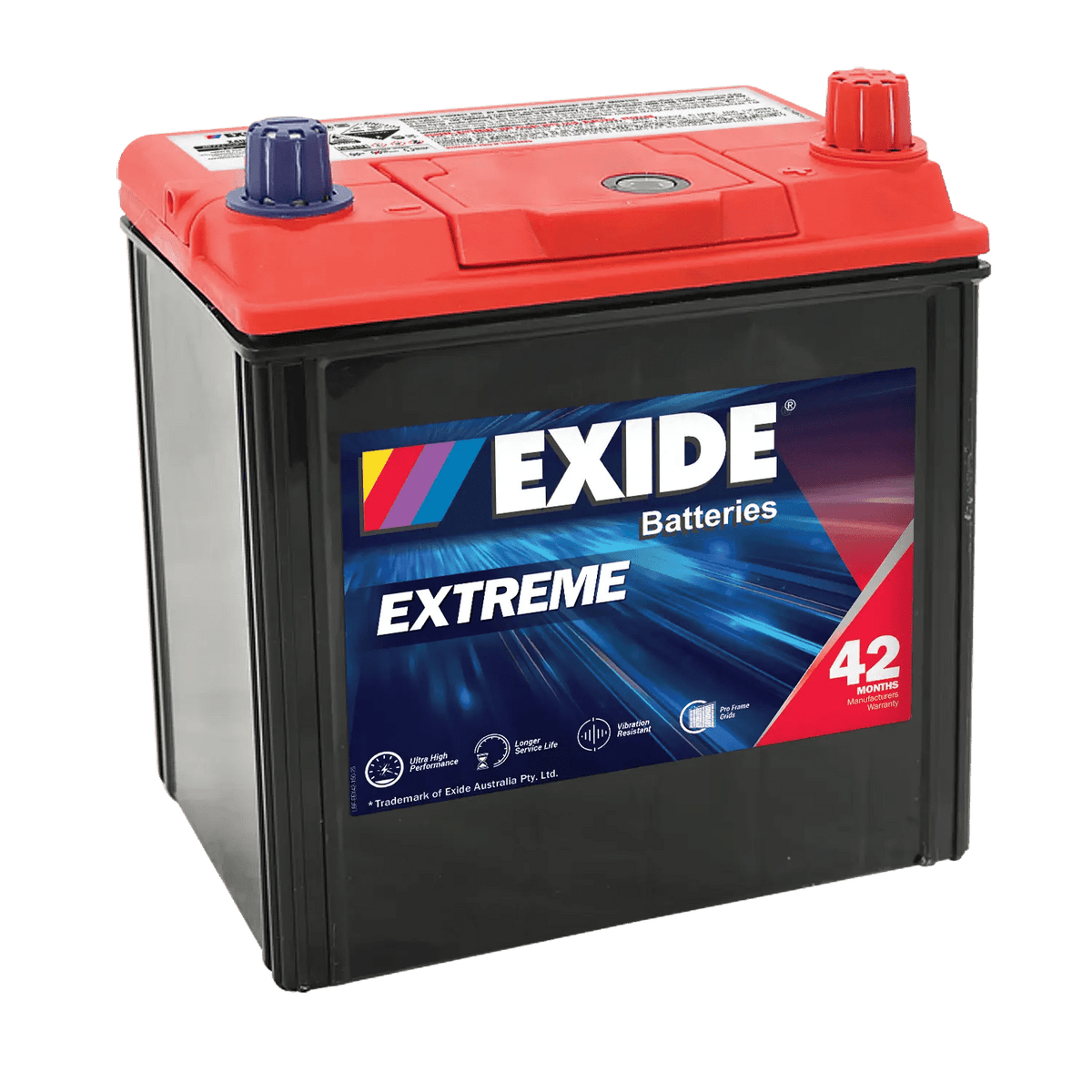Exide Extreme X40CMF Vehicle Battery — Cap Rouge