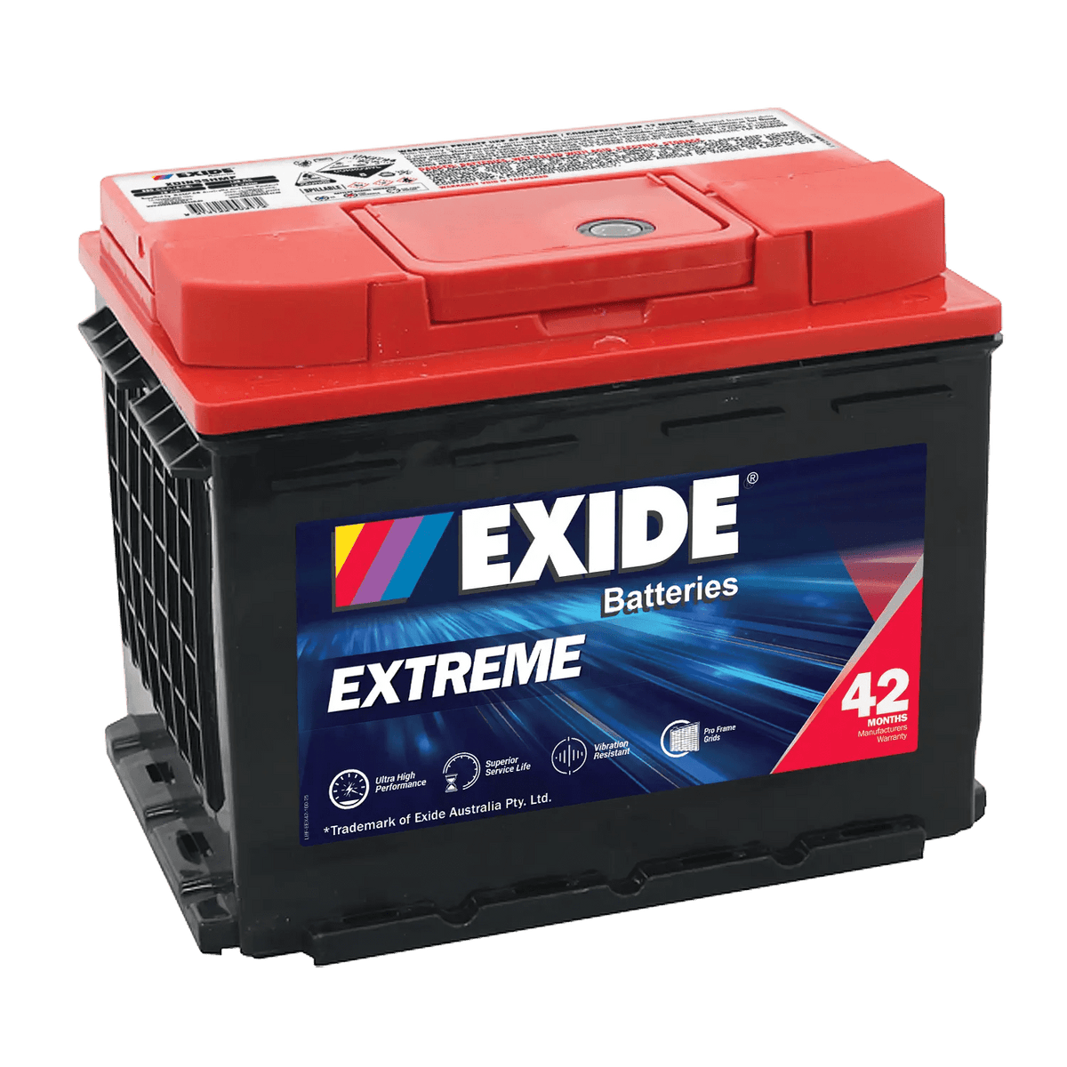 Exide Extreme XDIN55HMF Vehicle Battery — Cap Rouge