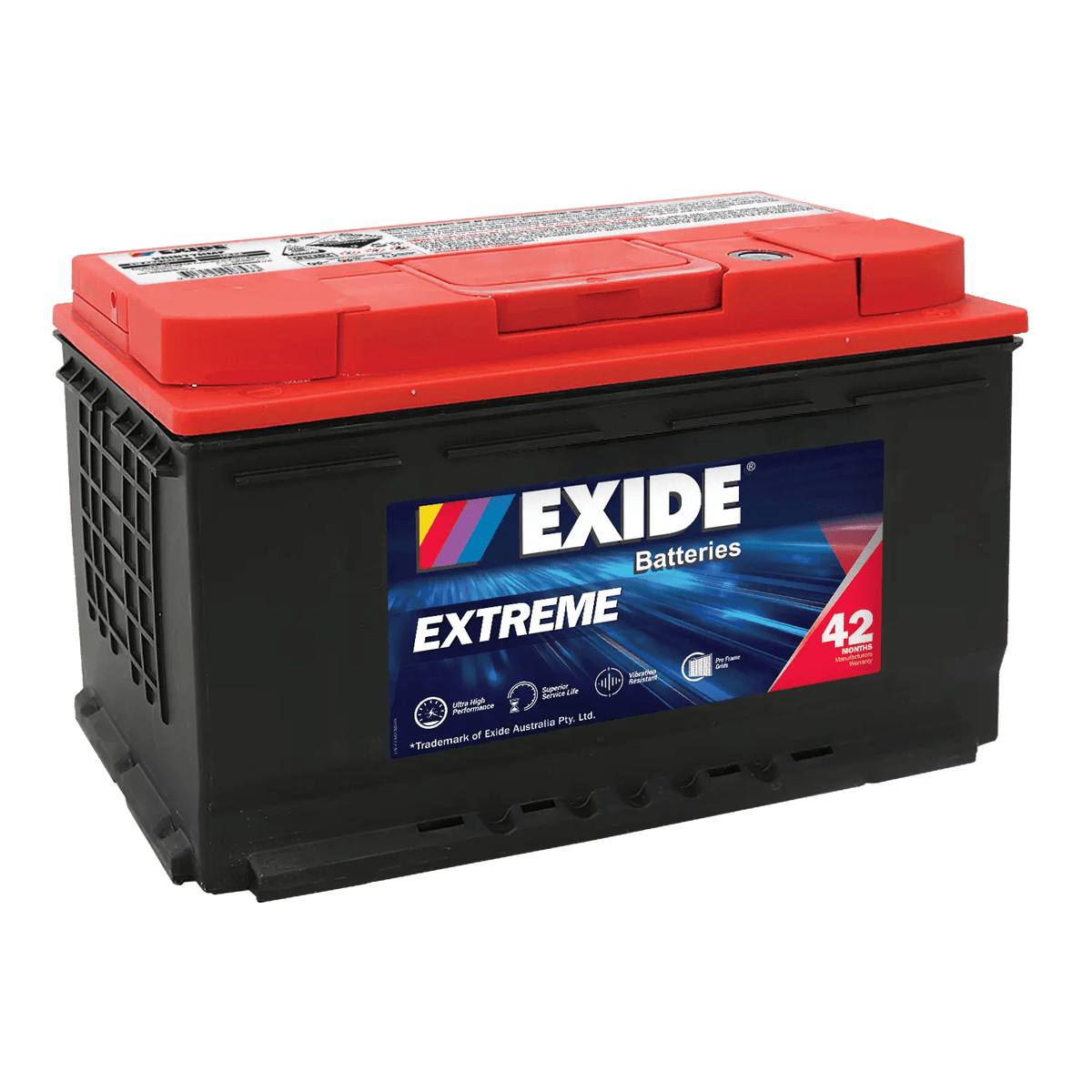 Exide Extreme XDIN77HMF Vehicle Battery — Cap Rouge