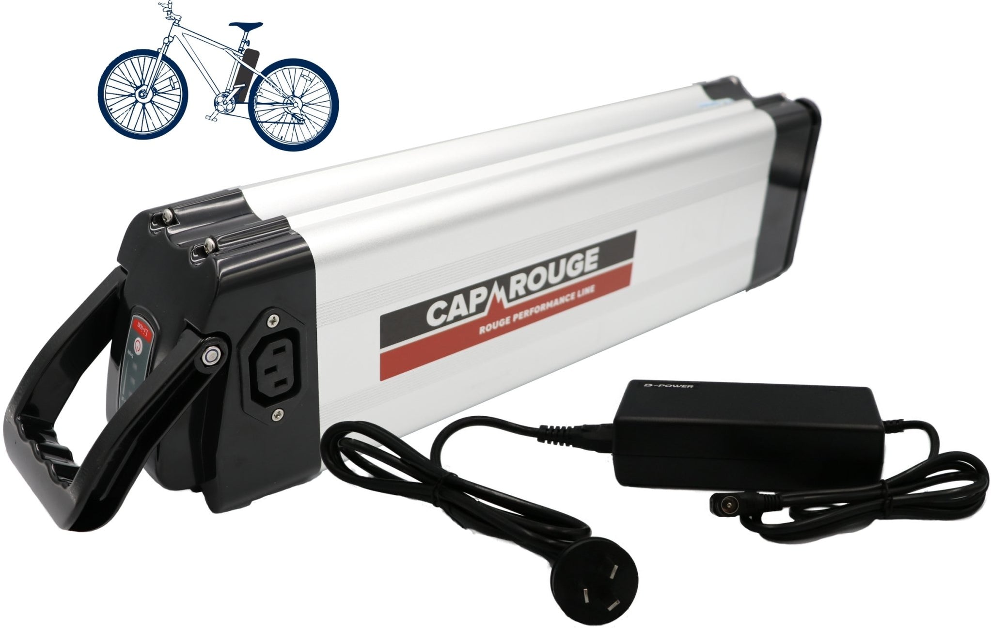 36V 13Ah / 468 Wh Silver Fish DLG eBike Battery Top Discharge CPSIBDG3 ...