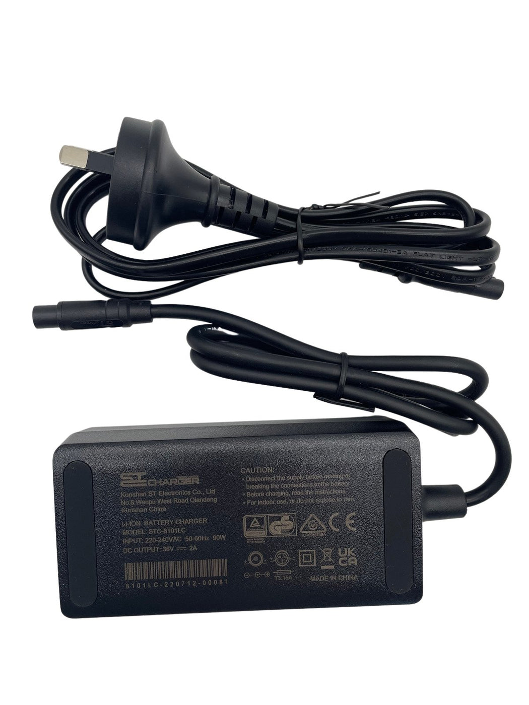 36V 2A ST3 eBike Battery Smart Charger CPST36-2A — Cap Rouge