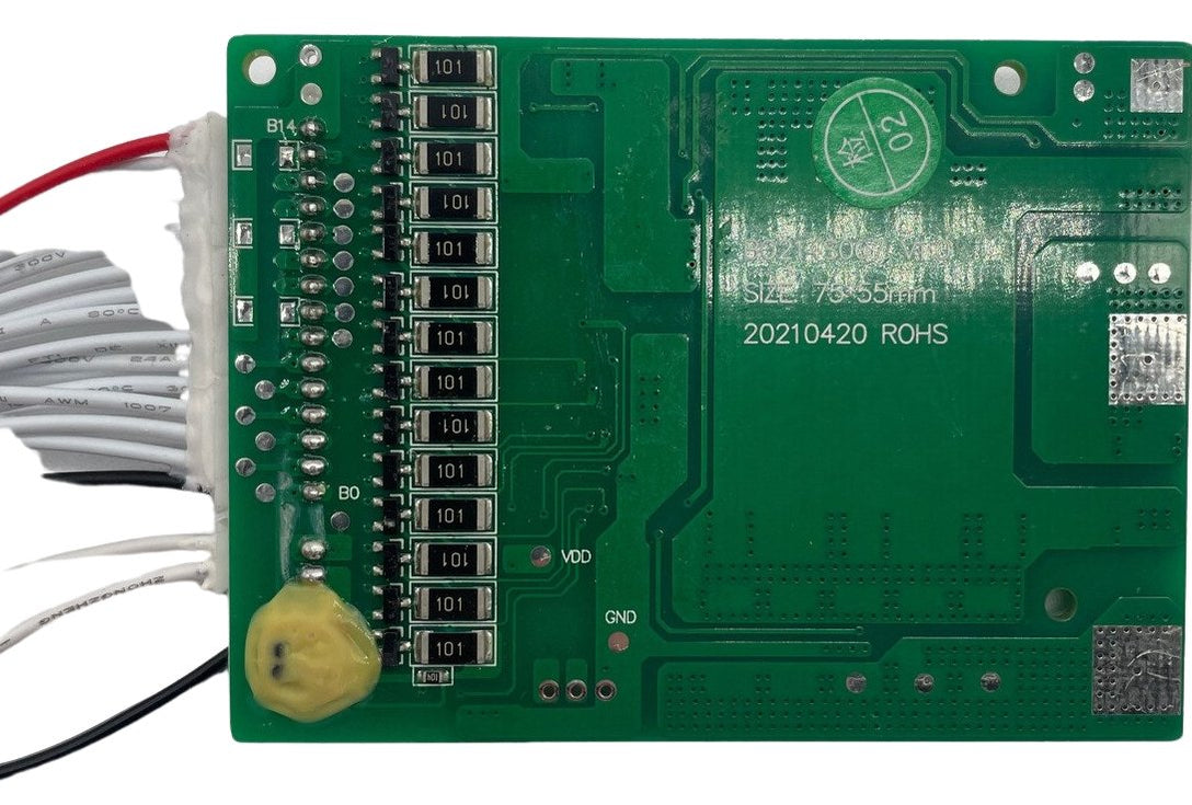 BMS 13S 50A For 48V eBike Batteries — Cap Rouge