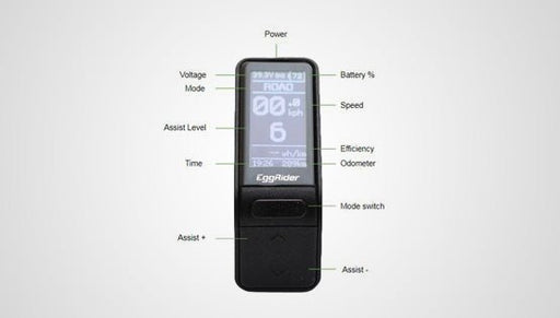 Bafang LCD Display #1 Electric Bike Monitor — Cap Rouge
